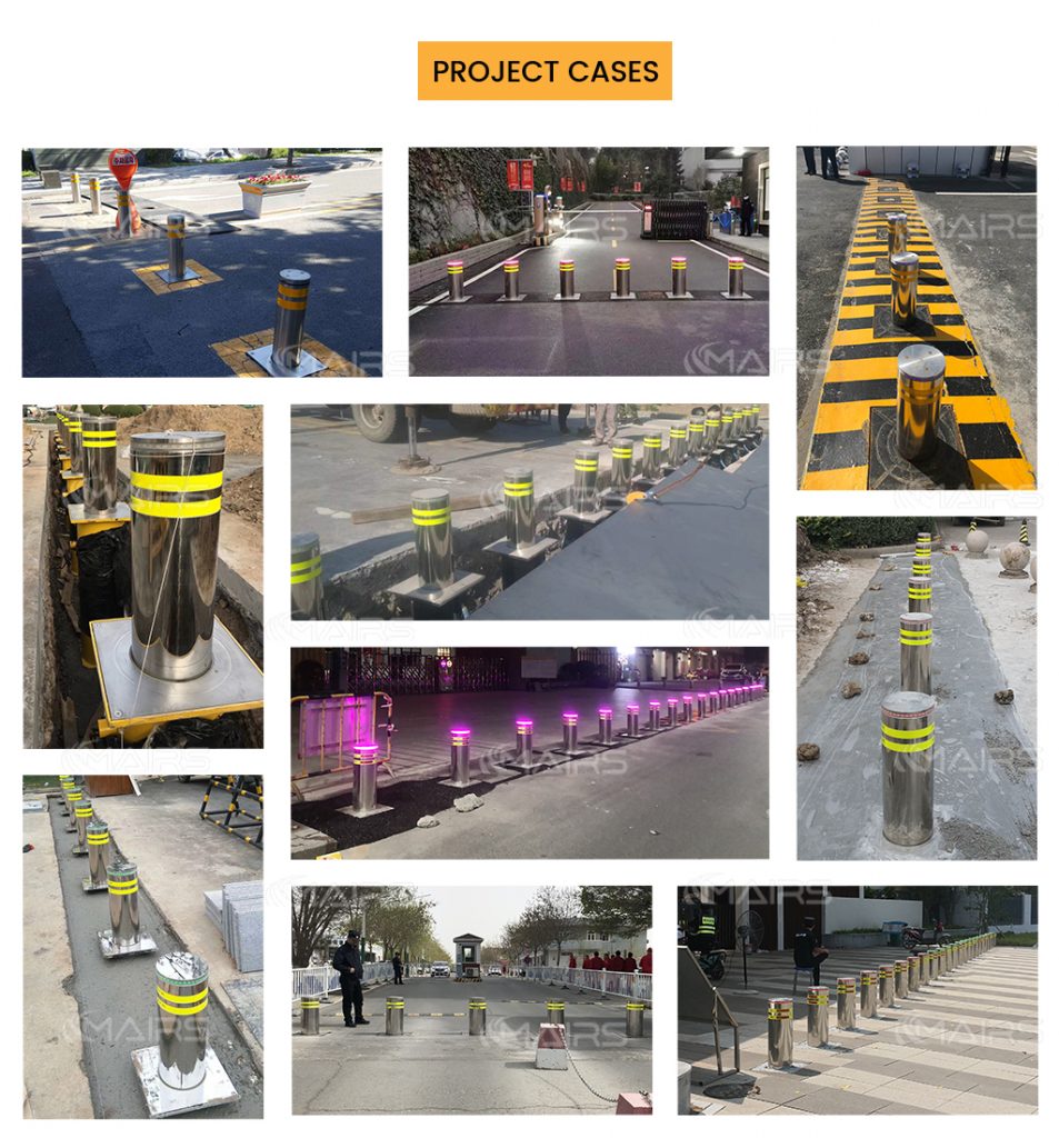 Automatic Rising Bollards | Automatic Retractable Bollards