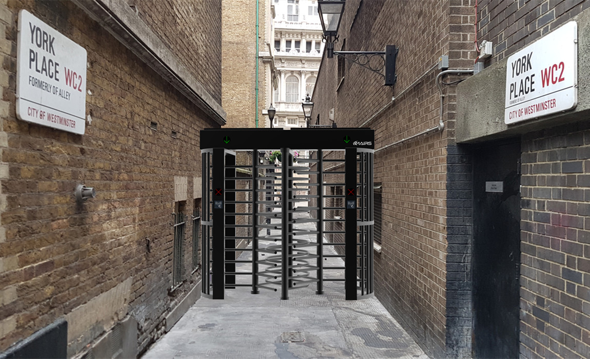 Mairs Steel Turnstile Gate | Full Height Turnstiles | Full Height ...