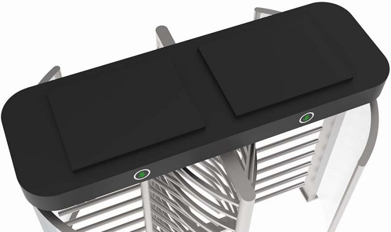 Full height double turnstile XW400-2 - MairsTurnstile-Online.com