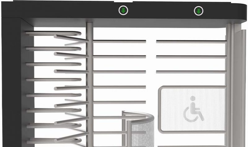 full height handicap turnstile XW400-C - MairsTurnstile-Online.com